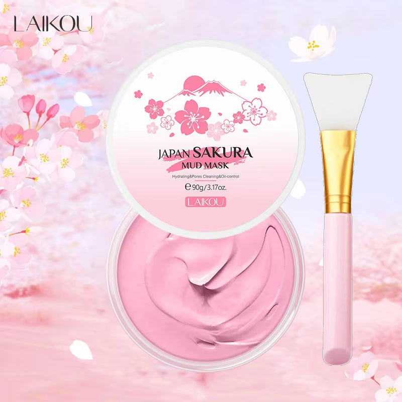 Naturals Sakura Volcanic Mud Mask for Face Deep Cleaning Remove Blackh ...